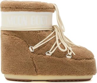 Moon Boot Femme, Chaussures, Brun, Taille: 39 EU Icon Low Fleece Bottes