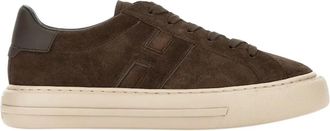 Hogan Low-Top Sneaker - Sneakers Brown - Gr. US_6_5 - in Schwarz - für Damen
