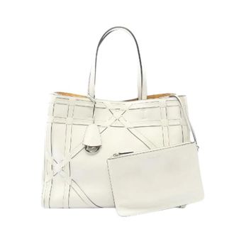 Dior Pre-owned Giant Cannage Connect Tote Bag - - Pre-owned - Damen - Wei&szlig; - ONE SIZE