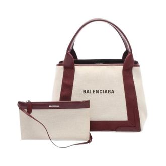 Balenciaga Pre-owned Navy Cabas S Tote Bag - - Pre-owned - Damen - Beige - ONE SIZE