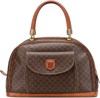 Celine 1994 Macadam Handtasche aus beschichtetem Canvas - Braun