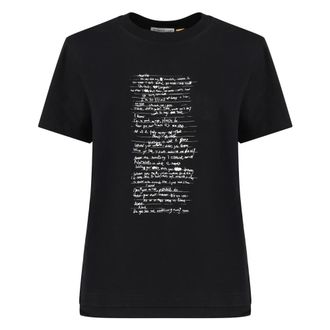 Moncler Alone T-Shirt - - Tops - Damen - Schwarzk - M
