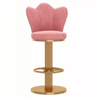 Generic Barhocker in Tresenh&ouml;he, 360&deg; drehbar, robuste Fr&uuml;hst&uuml;cksst&uuml;hle, h&ouml;henverstellbare Barhocker mit Schraubenlift, Schmetterlingsr&uuml;ckenlehne und dicken B