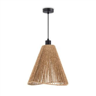 Paco Home Paco Home - led Suspension Salle &agrave; manger Suspension Salon Cuisine Papier Boho Style E27 Noir, Typ 3 (de)