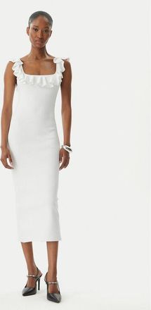 Michael Kors Kleid f&uuml;r den Alltag MS683CG33D Wei&szlig; Slim Fit