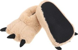 FOMIYES Pantoufles Intérieur Pelucheuses Forme de Patte de Chat Chaudes et Confortables Unisexes Souples et Durables pour Hiver Maison