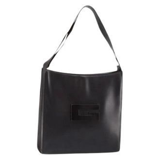 Gucci Sac bandouli&egrave;re vintage Pre-owned - Femme - Pre-owned - Noir - Taille: ONE Size