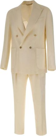 BRIGLIA 1949 Homme, Costumes, Blanc, Taille: M Costume Deux Pi&egrave;ces Bolgheri