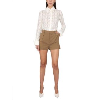 Max Mara Femme, Blouses et Chemises, Beige, Taille: 42 FR Lace Shirt