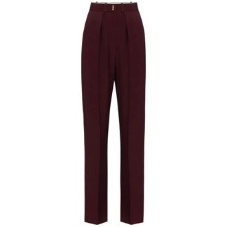 Elisabetta Franchi Chic Straight Hosen - - Trousers - Damen - Rot - XL