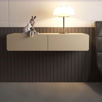 Generic Schminktisch H&auml;ngend,Wandmontage,Wandschrank Mit Zwei Schubladen,Wandkommode for Schlafzimmer,Garderobe H&auml;ngeschrank,Wandschublade,Nachttisch H&auml;ngend(