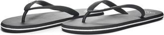 Kappa Unisex Logo Moker Flip-Flops, Black White Black, 38 EU