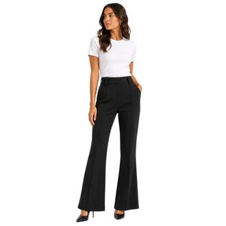 Balmain Woll Schlaghose - - Trousers - Damen - Schwarzk - XS