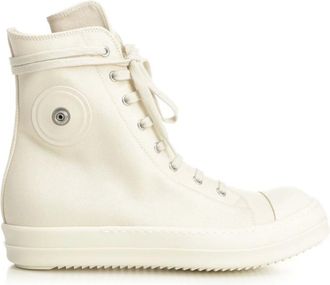 Rick Owens Homme, Chaussures, Blanc, Taille: 45 EU Baskets