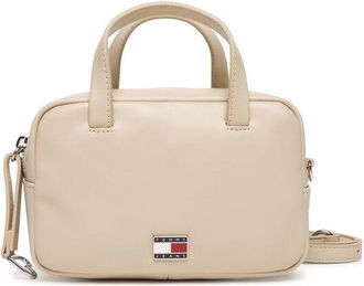 Tommy Jeans Handtasche Tjw City Trunk Crossover AW0AW18084 Beige
