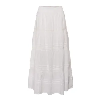 Kaffe Kalora Rock - - Skirts - Damen - Wei&szlig; - 2XL