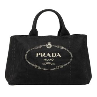 Prada Pre-owned Canvas Satchel - - Pre-owned - Damen - Schwarzk - ONE SIZE