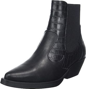 Only Femme Onlbronco-2 Noos Bottes de Cowboy en polyuréthane Bottines, Noir, 36 EU