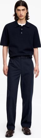 Arket Hose Aus Leinenmix -Blau