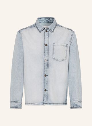 Les Deux Jeans-Overshirt blau