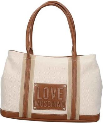 Moschino Sac pour femme Love Shopper Nature Toile/cuir PU BS26MO50 JC4064PP1OLZ110A Taille du sac : grand
