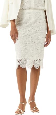 Comma Rock mit Lochspitze im Slim Fit