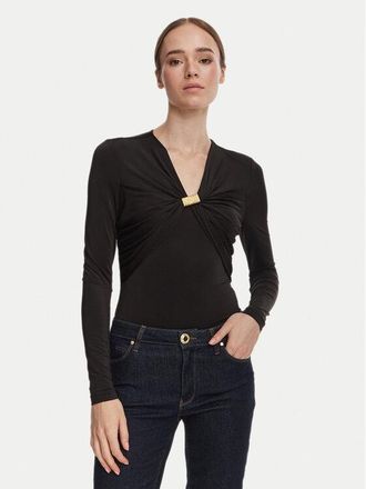 Guess Bluse G6YP05 K5118 Schwarz Regular Fit