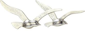 Boltze Boltze Wandobjekt Vogel (Wanddeko aus Metall, Vögel, maritimes Motiv, Wandbild für Flur / Wohnzimmer / Esszimmer) 1014713