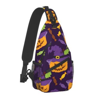 AOOEDM Schultertaschen für Herren und Damen, Happy Halloween, Dekorationen, Kostüme, Kürbisschädel, Rucksäcke für Reisen im Freien, Laufen, modische, lässige