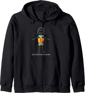 Whyitsme Design Lustige Frauen Knopf Akkordeon, M&auml;dchen Musiker Geschenk Kapuzenjacke