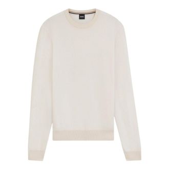 HUGO BOSS Round-Neck Strickwaren - - Knitwear - Herren - Wei&szlig; - M