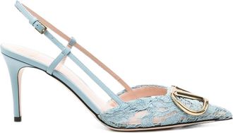 Valentino Garavani Pumps - Hellblau