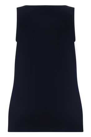 Max Mara Silk Tank Top - Navy