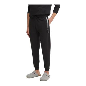 HUGO BOSS Homme, Pantalons, Noir, Taille: XS Jogging en Coton - Noir Coupe Régular