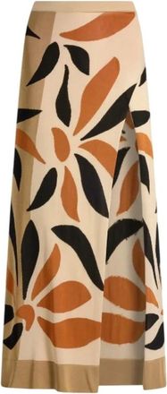 Circus Hotel Femme, Jupes, Multicolore, Taille: 38 FR Fiore Intarsio Maxi Skirt