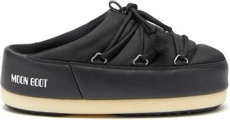 Moon Boot Homme, Chaussures, Noir, Taille: 43 EU Baskets Noires avec Logo et Lacets