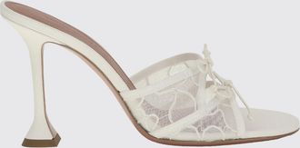 Amina Muaddi Sandalen Mit Absatz AMINA MUADDI Damen Farbe Ivory