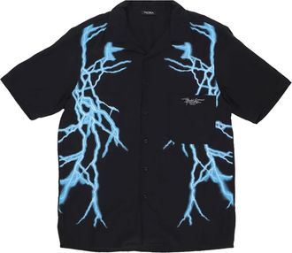 Phobia Archive Homme, Chemises, Noir, Taille: L Lateral Lightning Shirt