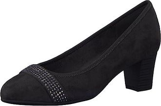 Jana Escarpins avec Détails Scintillants Vegan, Gris (Anthracite), 38 EU