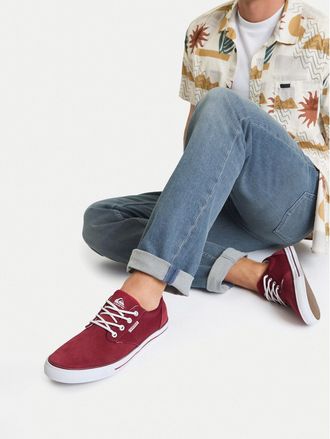 Quiksilver Sneakers aus Stoff Quiksilver CEO-DAYTON-01 Dunkelrot