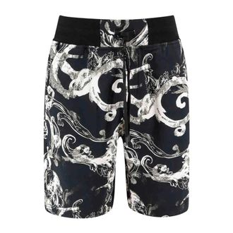 Versace Jeans Couture Watercolour Couture-Print Track Shorts - - Shorts - Herren - Schwarzk - L