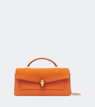 Bulgari Sac &agrave; main Serpenti Forever Small en cuir
