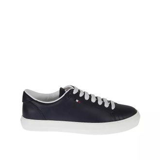 Moncler Low-Top Sneaker - Monaco Leather Sneakers - Gr. 39 (EU) - in Schwarz - f&uuml;r Damen