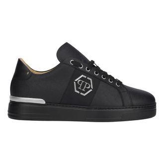 Philipp Plein unisex, Chaussures, Noir, Taille: 43 EU Baskets Basses Monogram