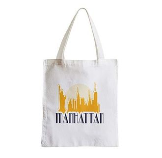 Fabulous Grand Sac Shopping Plage Etudiant Manhattan New York Etats-Unis Luxe Vintage Style