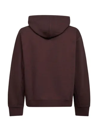 Carhartt Work in Progress Mens Brown Hooded Zip-Up Hoodie Cotton Sweatshirts Sweater