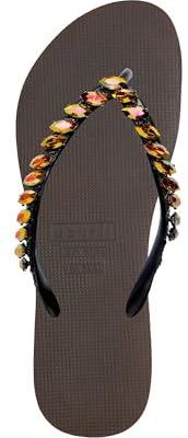 UZURII | Light - Koffie | Tongs pour femme | Sandales confortables et &eacute;l&eacute;gantes faites &agrave; la main | Pour int&eacute;rieur et ext&eacute;rieur 39/40