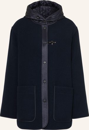 Fay Jacke Im Materialmix blau