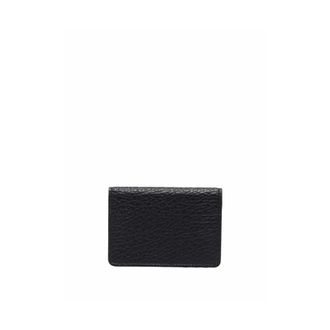 Maison Margiela Schwarzer Lederkartenhalter mit Signaturlogo - - Accessories - Herren - Schwarzk - ONE SIZE