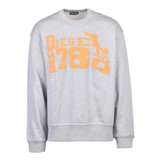Diesel Rundhals-Sweatshirt - - Sweatshirts & Hoodies - Herren - Grau - S